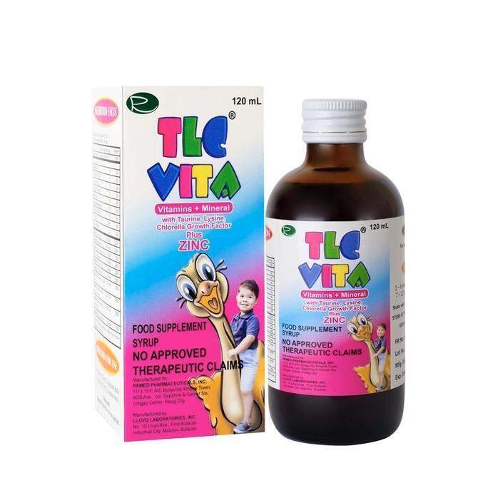 TLC Vita Syrup with Zinc 120 ml | Lazada PH