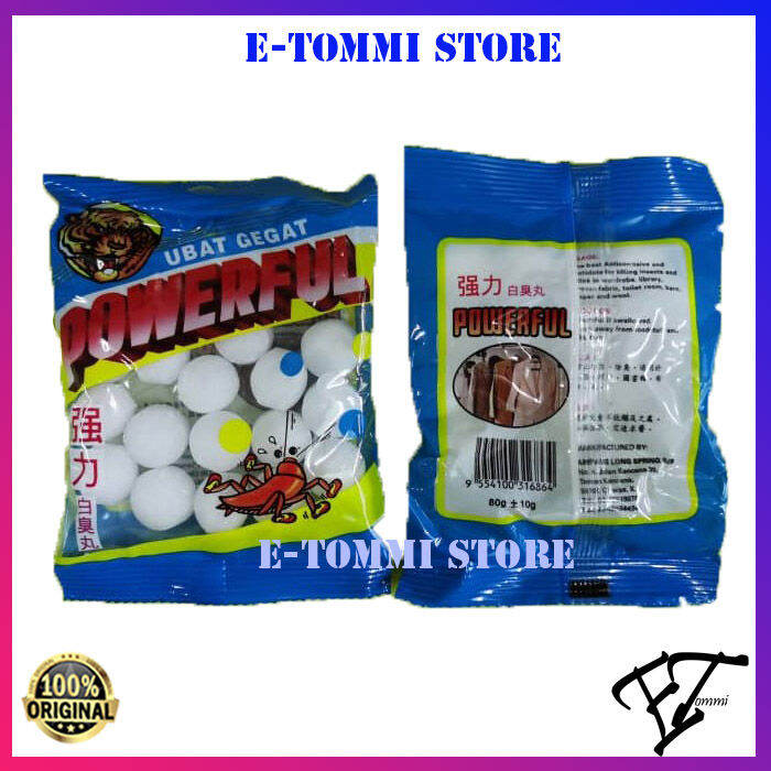 Tiger Ubat Gegat 80g/Moth Balls/Naphthalene Balls/香丸/臭丸/80g | Lazada