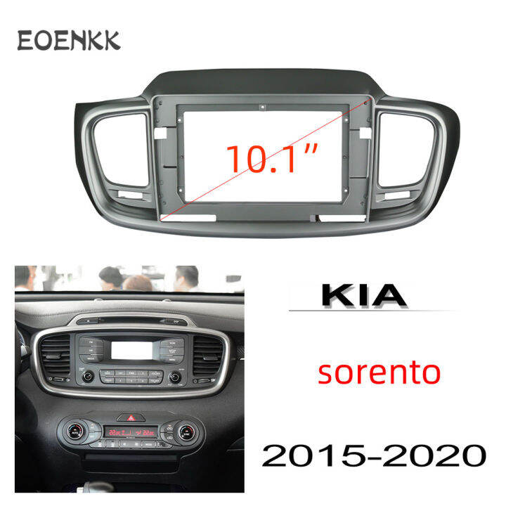 Honxun 10.1inch android head unit player fascia 2din radio frame car ...