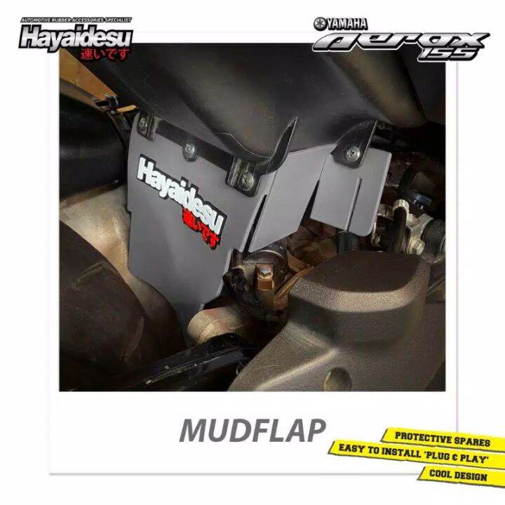 ☜COD Mudflap Mud aerox hayaidesu all new aerox connected original 100 ...
