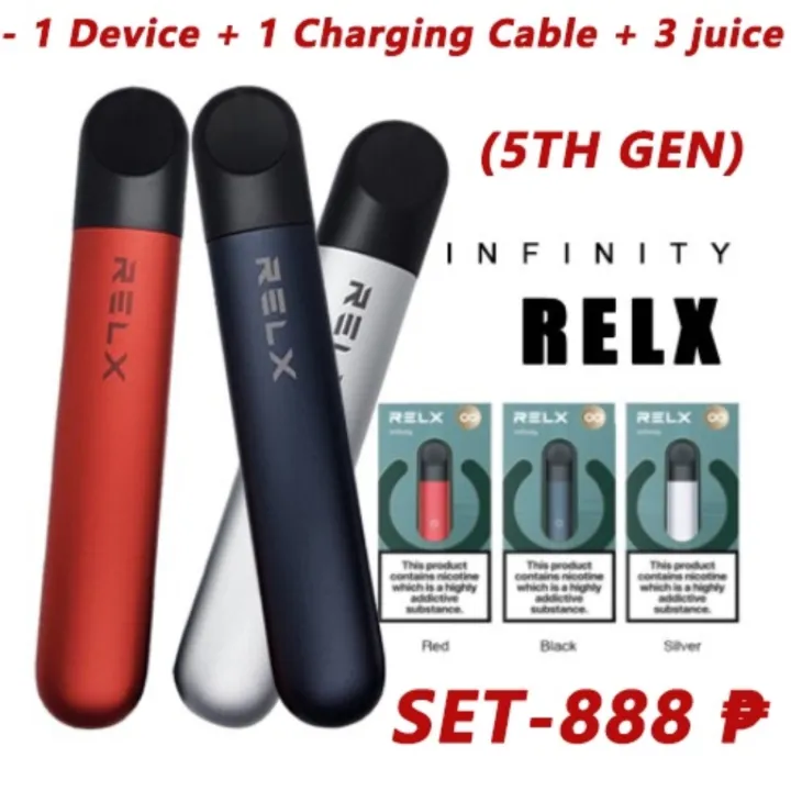 REXLpods Device Kit Relx(5TH GEN) (1 device 3 juice pods)Vape Pod Kit ...