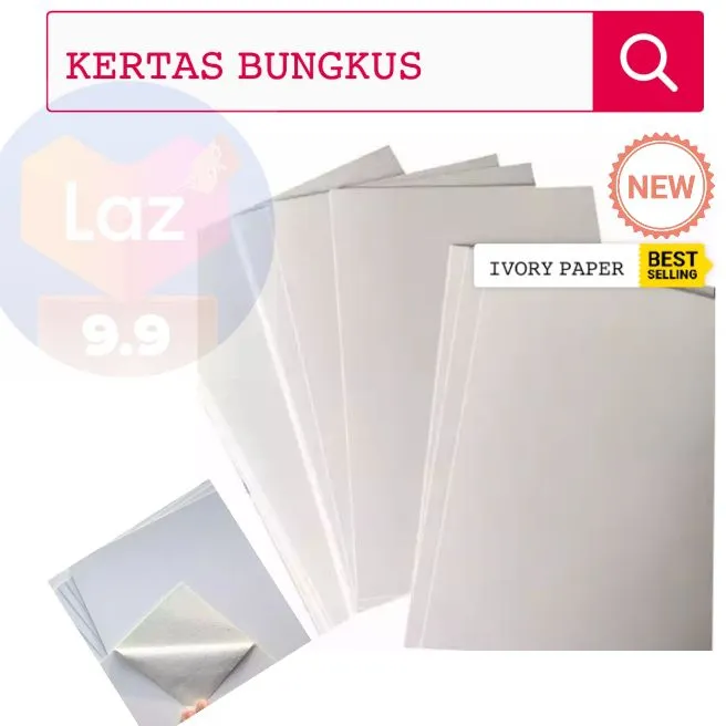KERTAS IVORY A3 IVORI A3 (32 X 47) CM gramasi 250 gsm isi 50 lembar ...