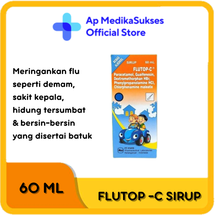 Flutop C Sirup 60 ml | Lazada Indonesia