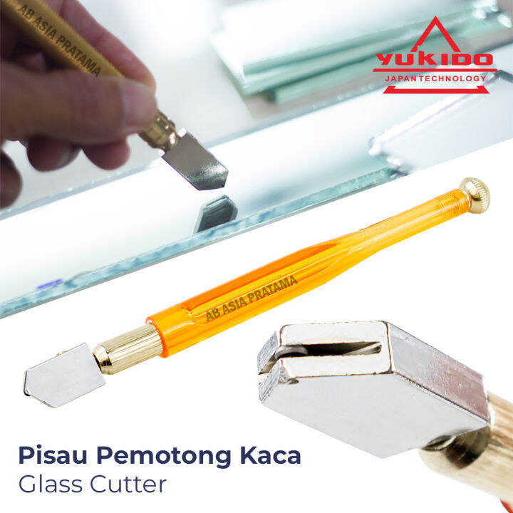YUKIDO Pisau Roller Pemotong Kaca Ubin Keramik Glass Cutter Manual ...