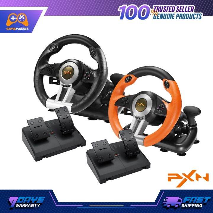 PXN V3 PRO Racing Steering Wheel USB Wired Dual motors vibration wheel ...