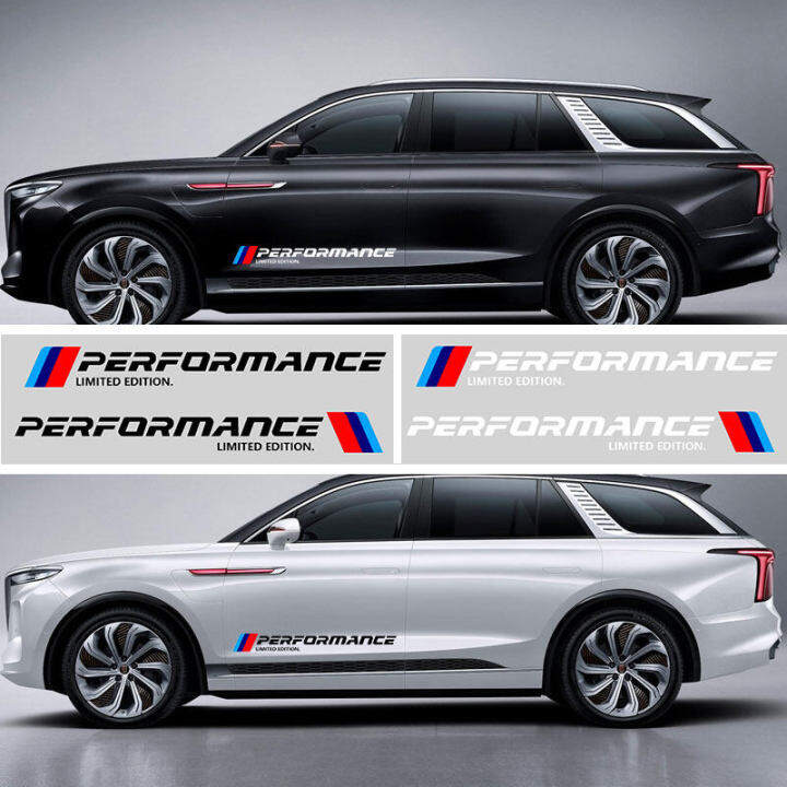 ร้อนแรง 】2Pcs Car Body Sticker Performance Limited Edition สติกเกอร์ ...