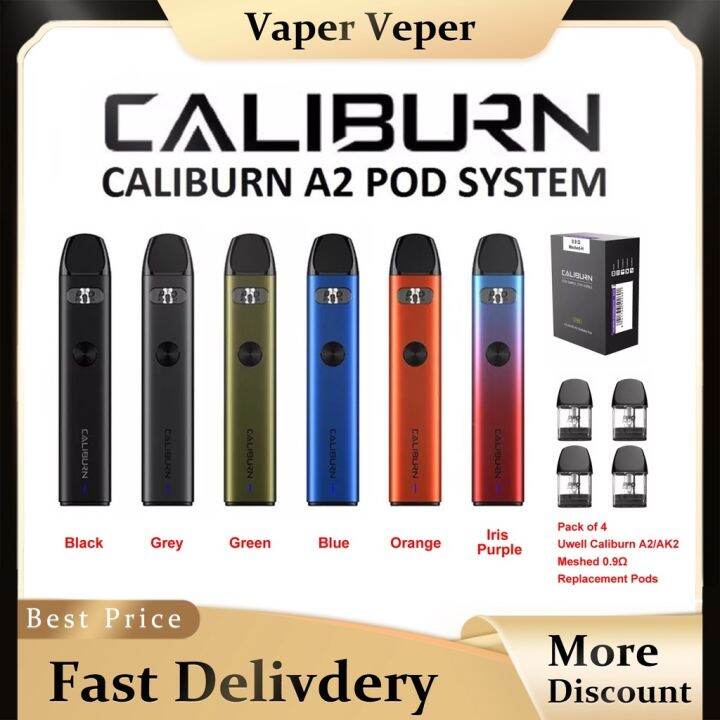 UWELL ecig CALIBURN A2 pod kit set aegis chargeable device replacement ...