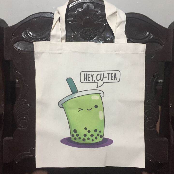Hey Cu Tea tote bag | Lazada PH