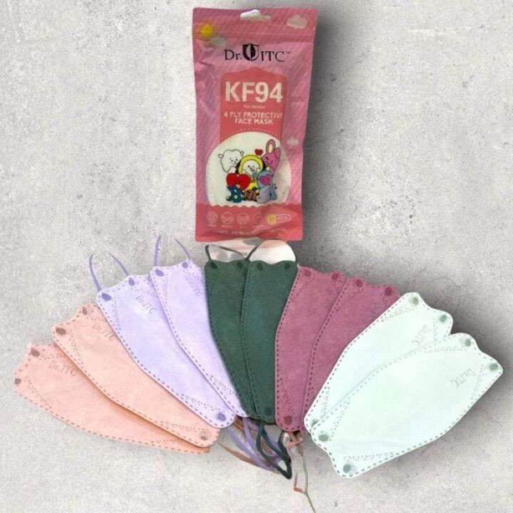 Masker KF94 Anak Karakter 4Ply isi 10pcs masker anak Masker 4ply 10pcs ...