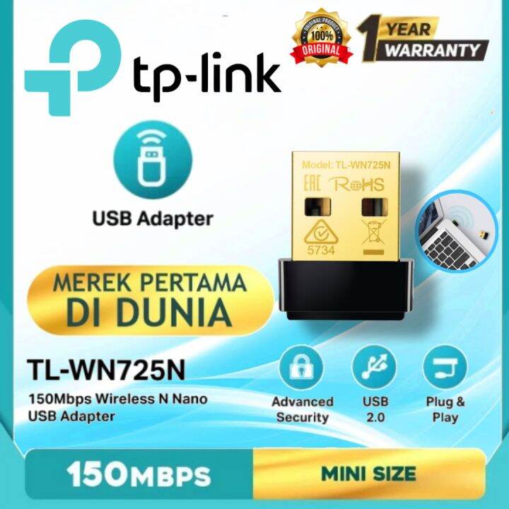 USB Wifi TP-Link TL-WN725N 150Mbps Wireless N Nano USB Adapter 725N 725 ...