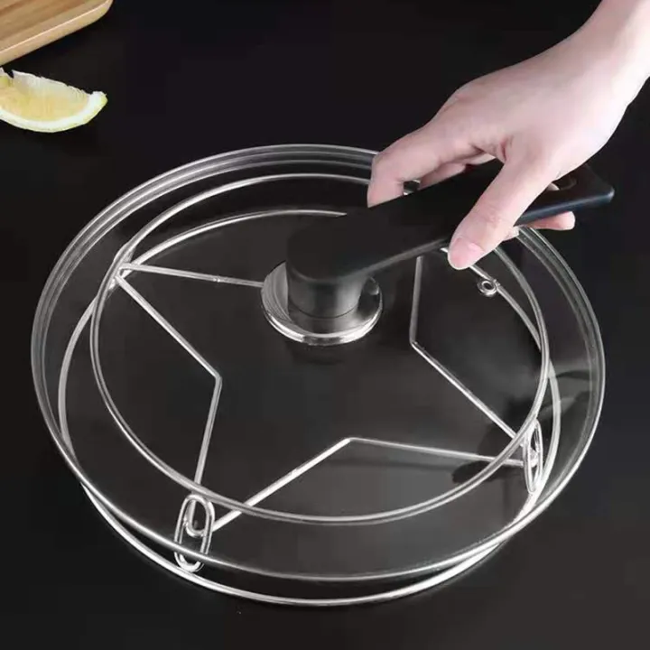 HomeKitchen stainless steel round pot mat kitchen multipurpose rack ...