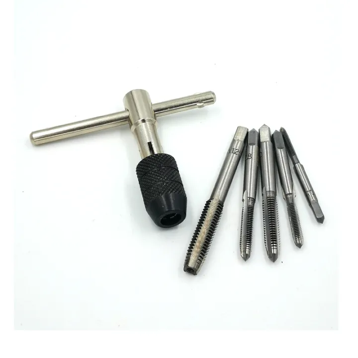 Screw tap metal mini tapping tool manual die set screw tapping machine ...