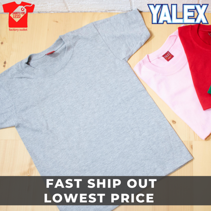 YALEX Red Label Plain Round Neck UNISEX XS, S, M, L, XL, 2XL T-Shirts ...