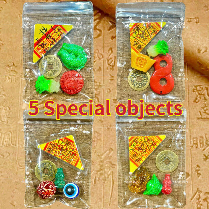 Lucky Charms 5 Special Objects For Wallet (5 in 1) Bundles | Lazada PH