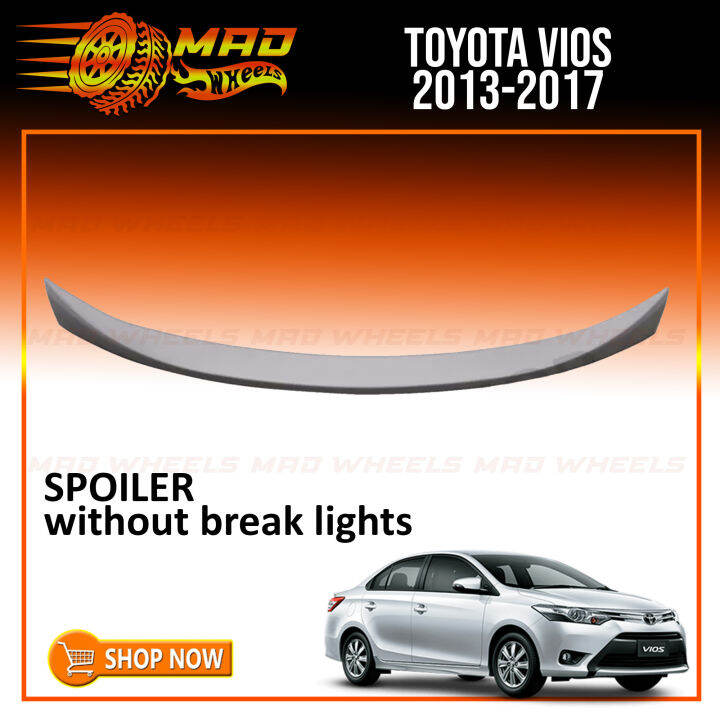 Toyota Vios 2013-2017 Gen 3 Ducktail Spoiler Unpainted | Lazada PH
