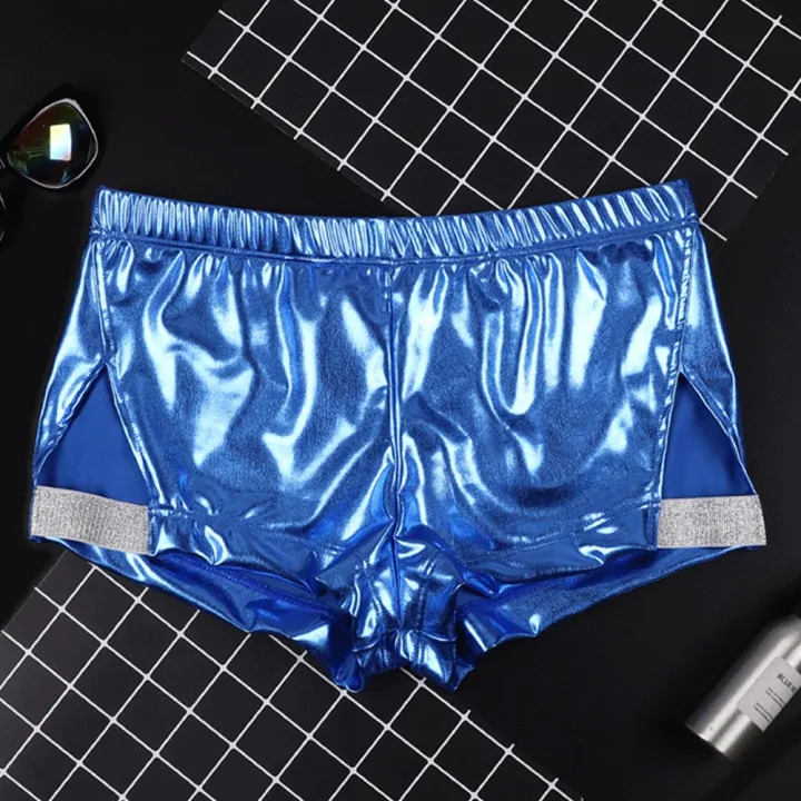 Men's Boxer Briefs Bronzing Shiny Underwear Pouch Panties Lingerie ...
