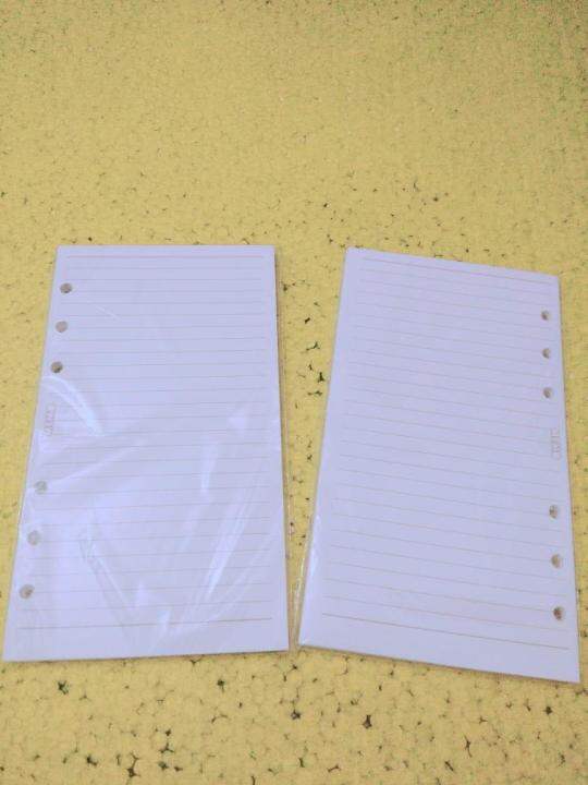 Isi Binder Putih Bergaris A6 6ring | Lazada Indonesia