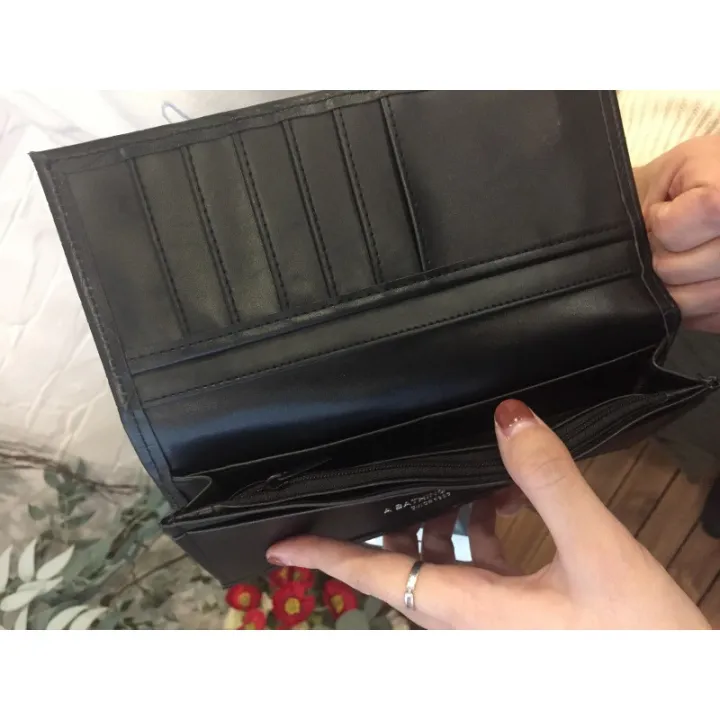 A BATHING APE BAPE CAMO Leather Long Wallet Black JAPAN smart Special ...