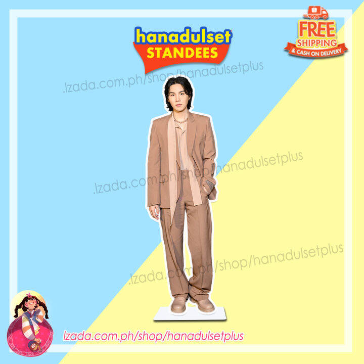 5 inches Bts Suga Standee | Valentin version | Kpop standee | cake ...