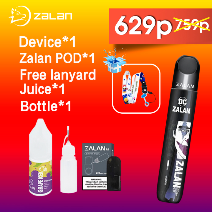 ZALAN 5 in 1 Refillable pods set With lanyard Zalan Infinite Original ...