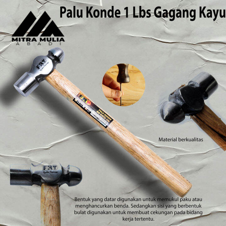 Palu Konde 1 Lbs Gagang Kayu | Lazada Indonesia
