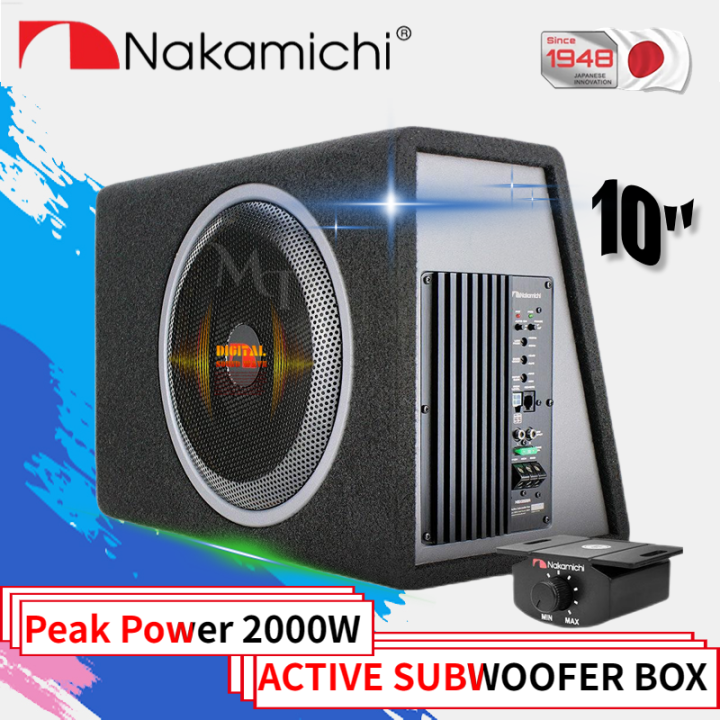 NAKAMICHI NBX255A BASS BOX เครื่องเสียงรถยนต์ ลำโพงซับวูฟเฟอร์ ซับบ๊อก SUBBOX ดอกซับ 10นิ้ว SUB ...