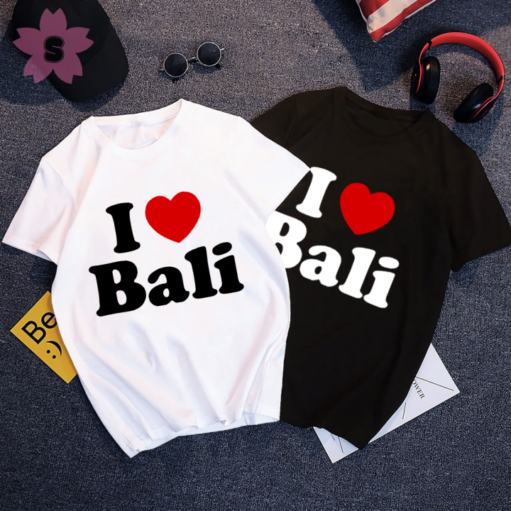 Sakura Glory - KAOS I LOVE BALI COTTON COMBED 30S PREMIUM UKURAN S-XXL ...
