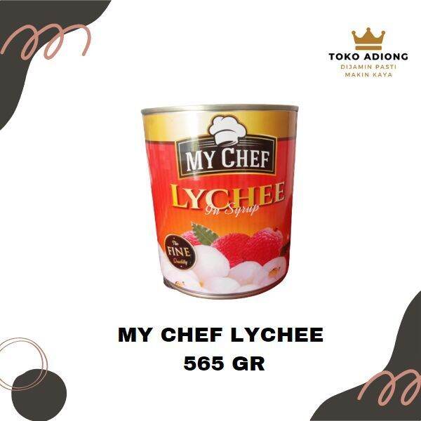 MY CHEF LYCHEE - Kemasan Kaleng Instant - buah kalengan | Lazada Indonesia