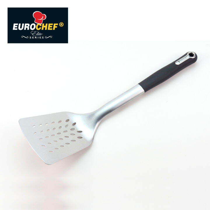 Eurochef 34cm Premium Stainless Steel Slotted Turner Utensil for Steak ...