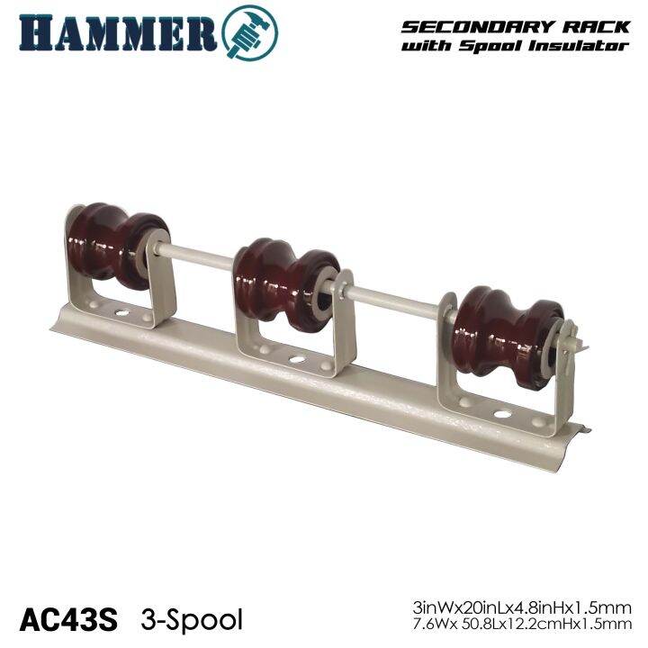 Secondary Rack with Porcelain Insulator 2 and 3 Spool (Electrical Wire ...