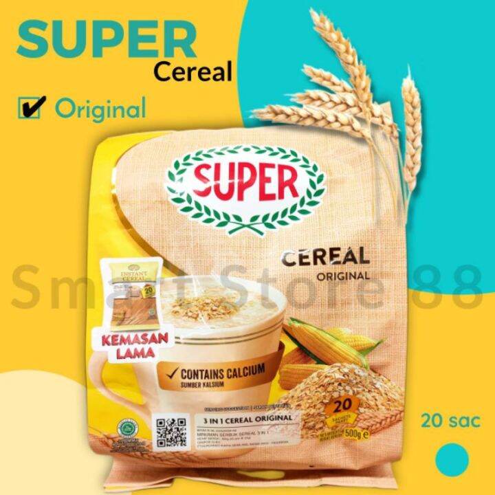 SUPER CEREAL INSTANT NATURAL 20 X 30GR | Lazada Indonesia