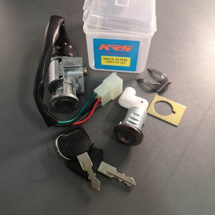 New 2023 Honda Wave 100 Alpha Lock Set with Main Ignition Switch ...