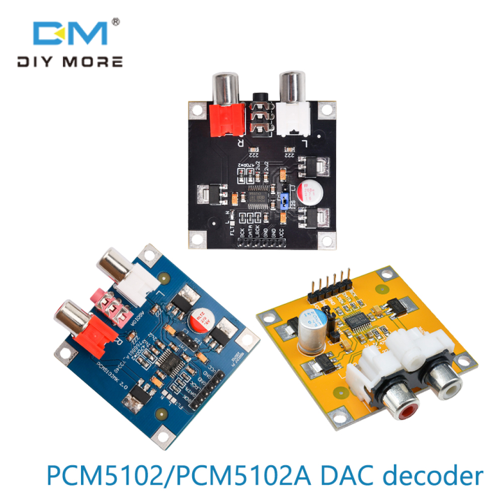 Diymore Pcm5102 Pcm5102a Dac Decoder Board I2s Input 32bit 384k For Red Core Player Lazada 