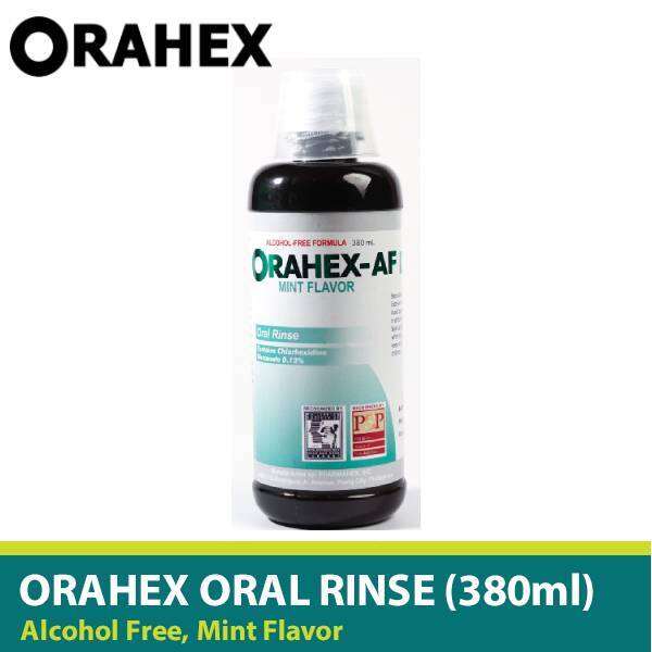 Orahex Alcohol Free Mint Oral Rinse 380ml | Lazada PH