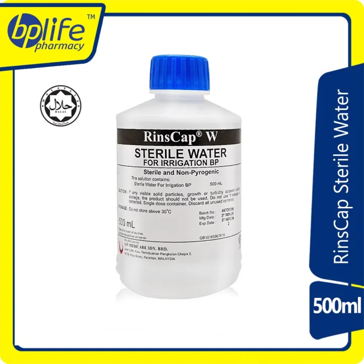 RinsCap Sterile Water For Irrigation 500ml | Lazada