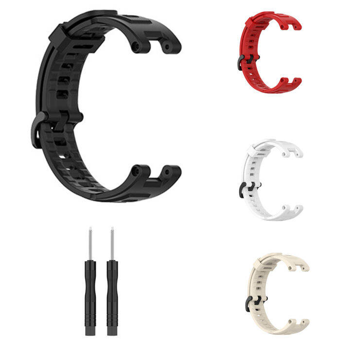 【ในสต็อก】สายนาฬิกาสมาร์ทซิลิโคนเปลี่ยนสายรัดข้อมือสำหรับ Amazfit T-Rex ...