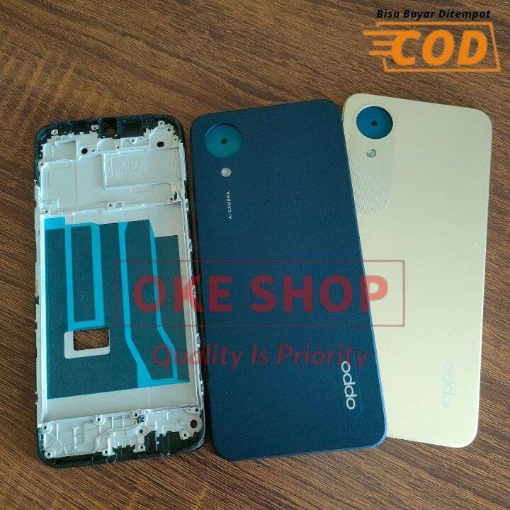 Backdoor Casing Fullset Oppo A17K CPH2471 Bekdor + Frame Lcd Tulang ...