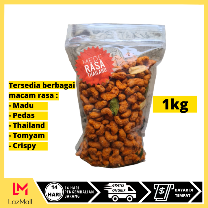 - 500gram Kacang Mete Kacang Mede Rasa Madu Pedas Thailand tomyam ...