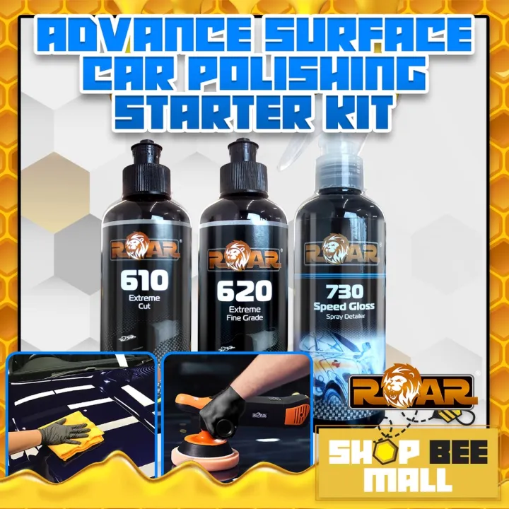 (610, 620, 730) ROAR Advanced Surface Finishing Starter Kit Car Body ...