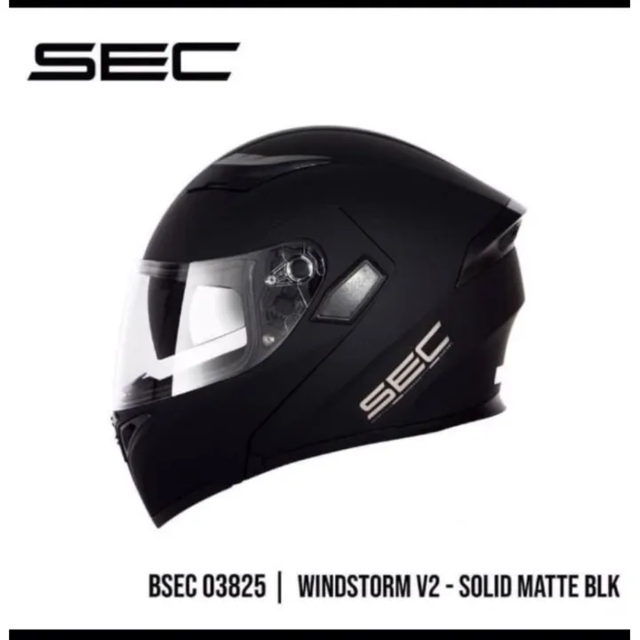 Factory direct sales SEC WINDSTORM V2 and V3 Solid Modular Helmet (For ...