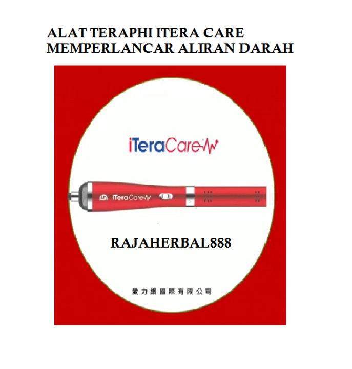 SEHATSTORE - ITERA CARE Iteracare Alat Terapi Kesehatan I Tera Care Alat Teraphi Melancarkan ...