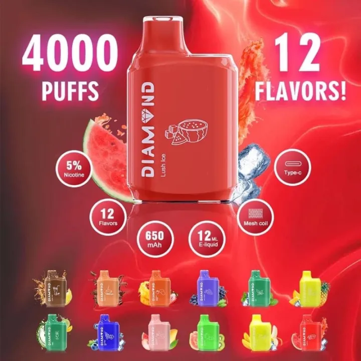 Mosmo Diamond Disposable Pod Rechargeable 4000Puffs | Lazada PH