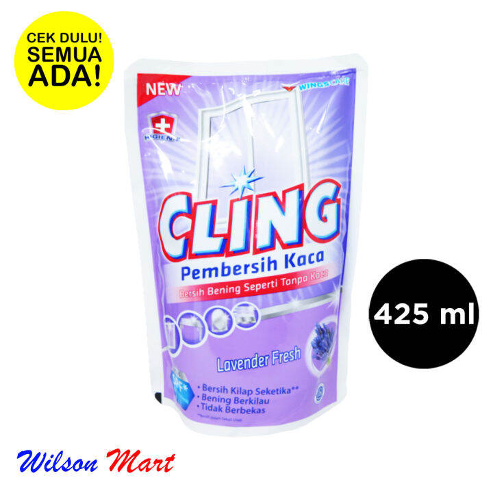 CLING PEMBERSIH KACA LAVENDER FRESH 425 ML REFILL | Lazada Indonesia