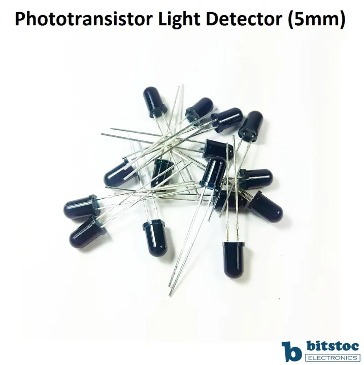 Phototransistor Light Detector (5mm) (5pcs/pack) | Lazada PH
