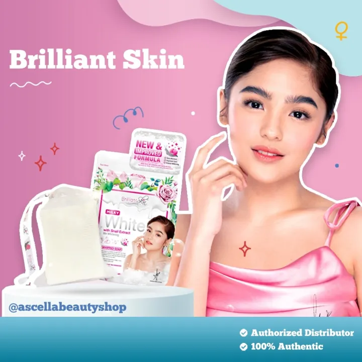 COD • Brilliant Skin Milky White Whipped Soap 100g | Lazada PH