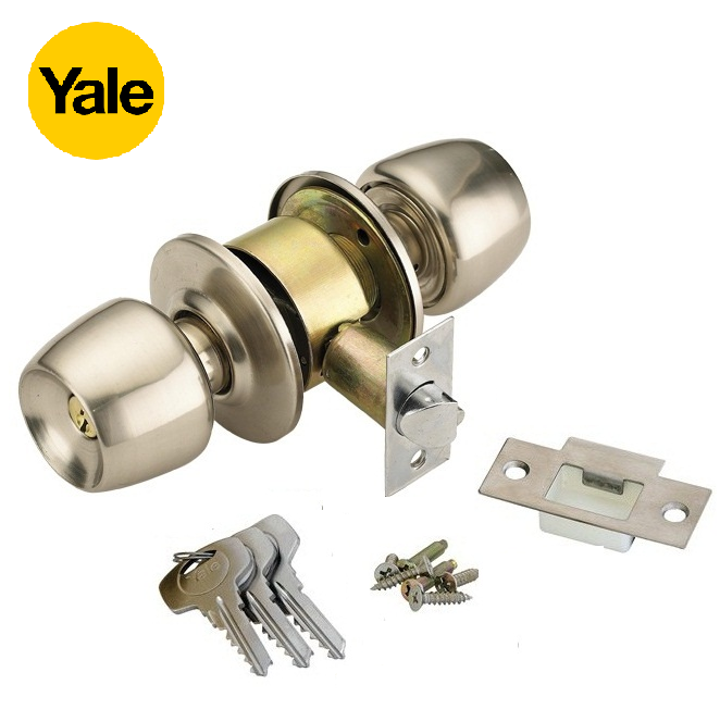 YALE Entrance Cylindrical Knob Set 5127-US32D | Lazada PH