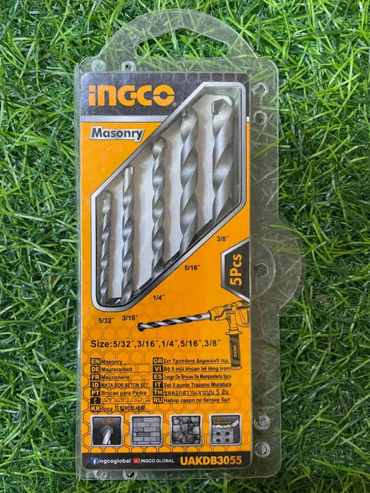 Ingco 5pcs Masonry Drill Bits Set UAKDB3055 | Lazada PH
