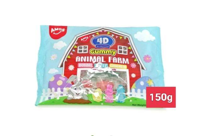 4D Gummy Animal Farm Flavored Candy 150g | Lazada PH