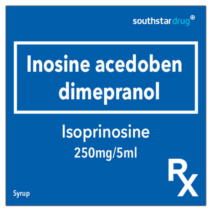 Rx: Isoprinosine Syrup 60ml | Lazada PH