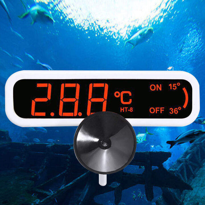 LED Aquarium Temperature Electronic Digital Temperature Fish Tank ...